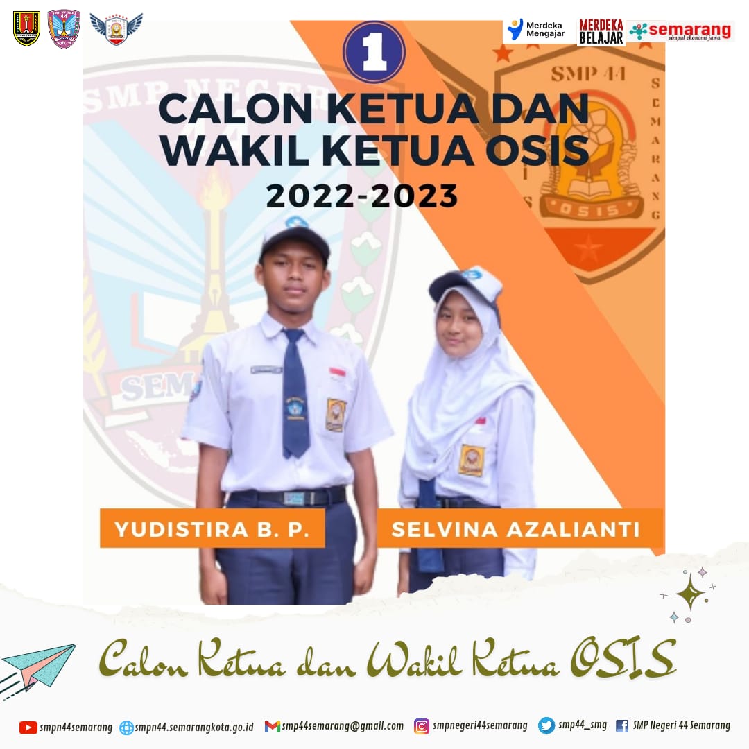 Calon Ketua dan Wakil Ketua OSIS 2022-2023